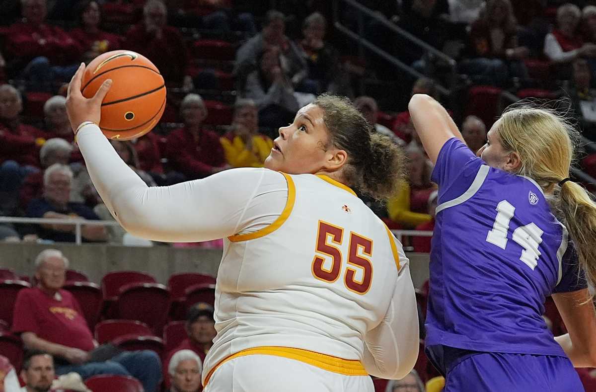 Iowa State's Audi Crooks Hits Milestone in Win Over Southern