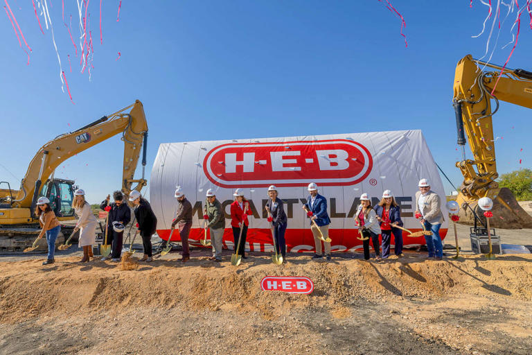 Third H-E-B breaks ground in San Marcos, set to open in 2026