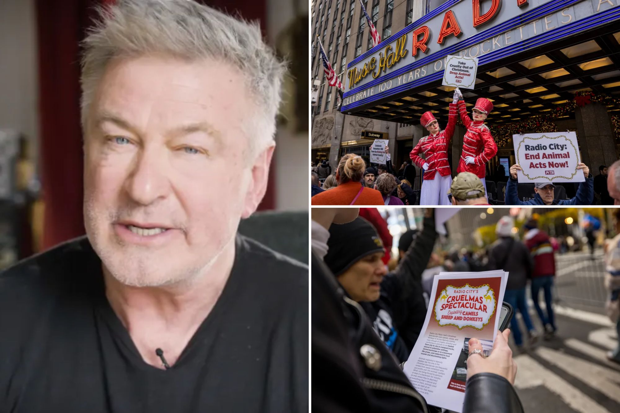 Alec Baldwin bashes Radio City’s live-animal Nativity scenes in new ...