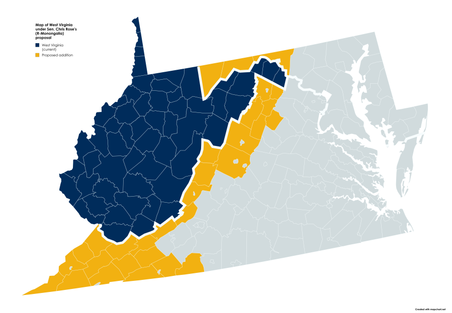 Legislator wants Maryland panhandle, Virginia border counties to join ...