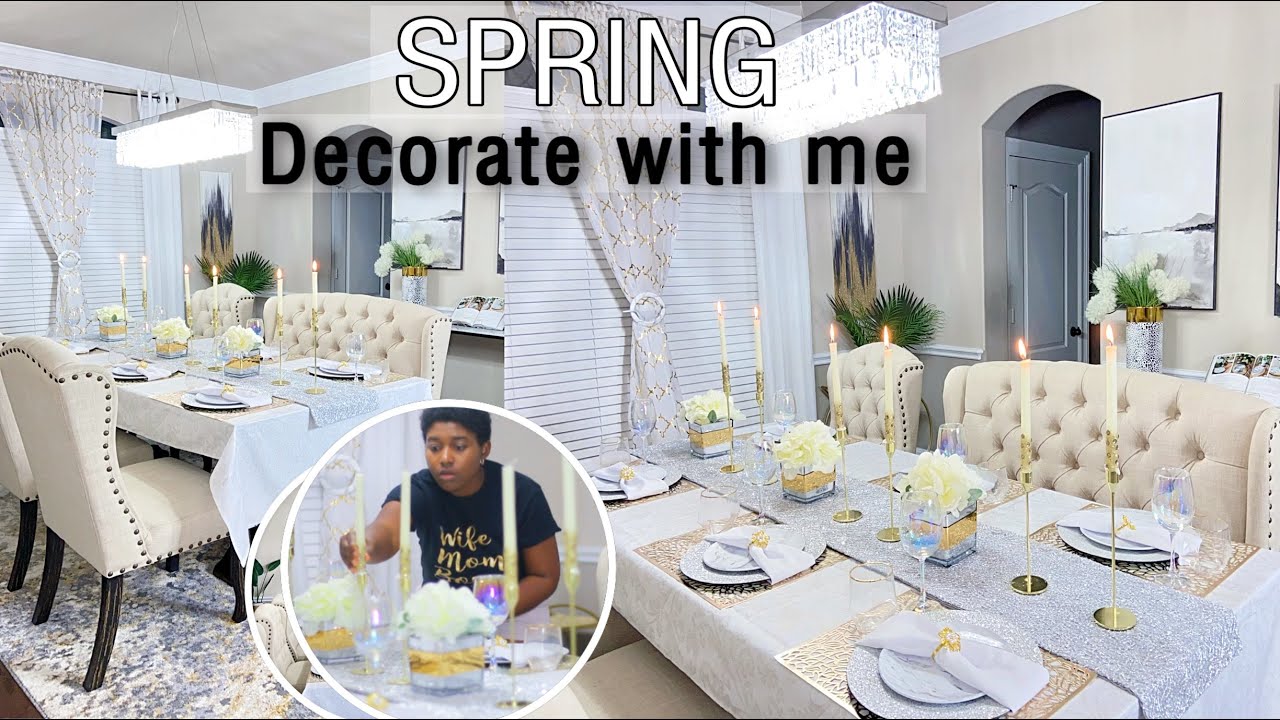 Spring Dining Room Makeover Ideas: Glam Decor Inspiration
