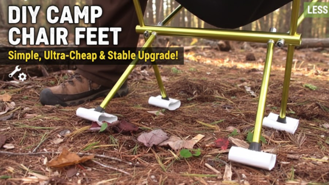 Save Your Camp Chair and Your Back! Easy DIY Fix for Wobbly or Sinking ...