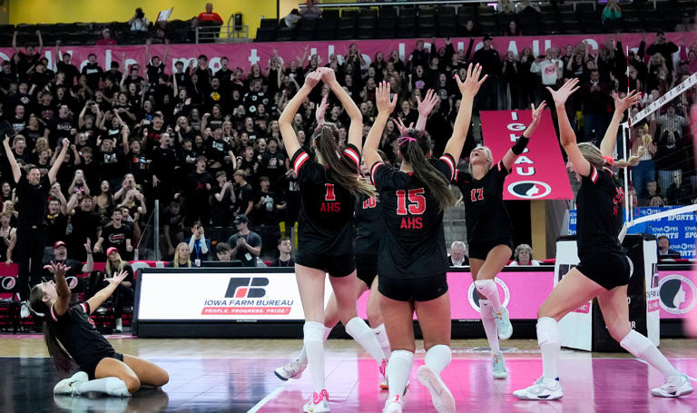 Assumption blanks Humboldt to win 3A Iowa high school volleyball state ...