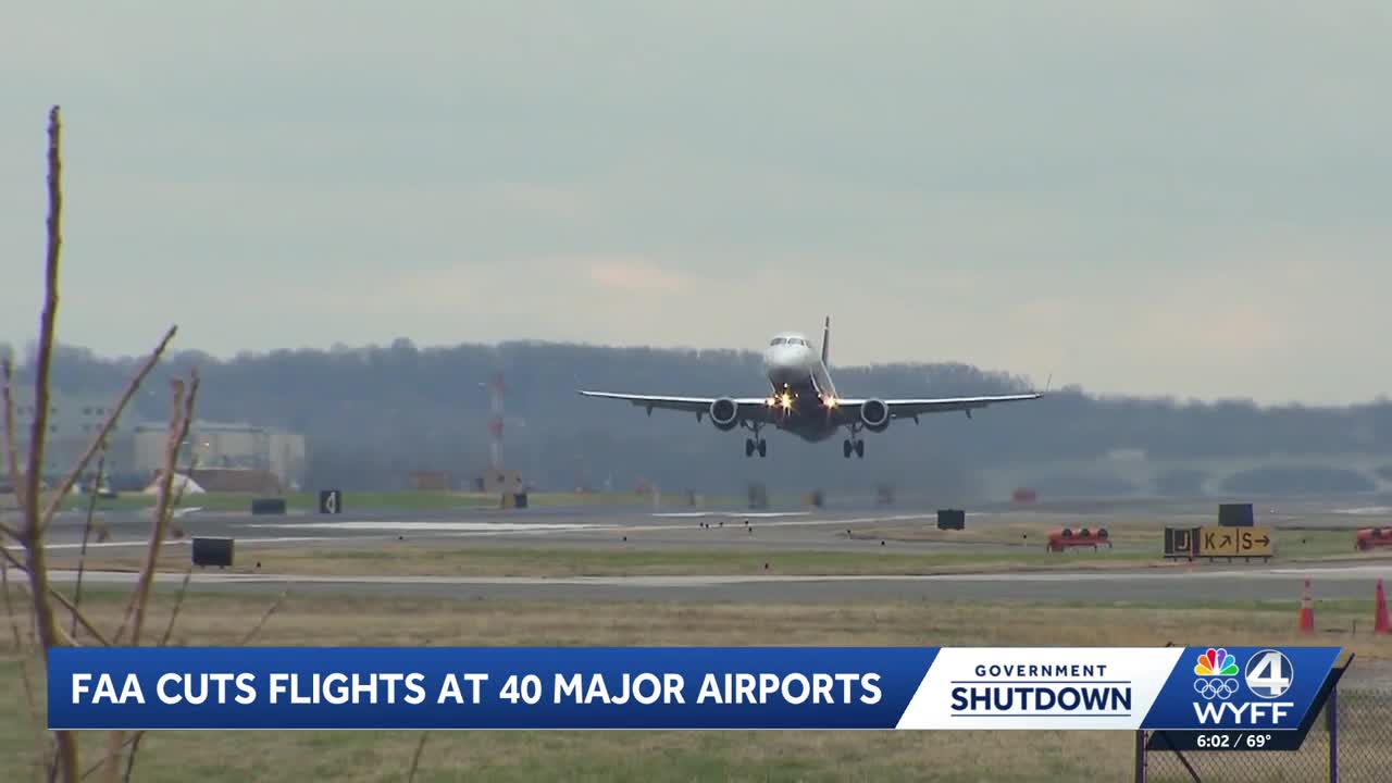 FAA Cuts Flights at 40 Major Airports