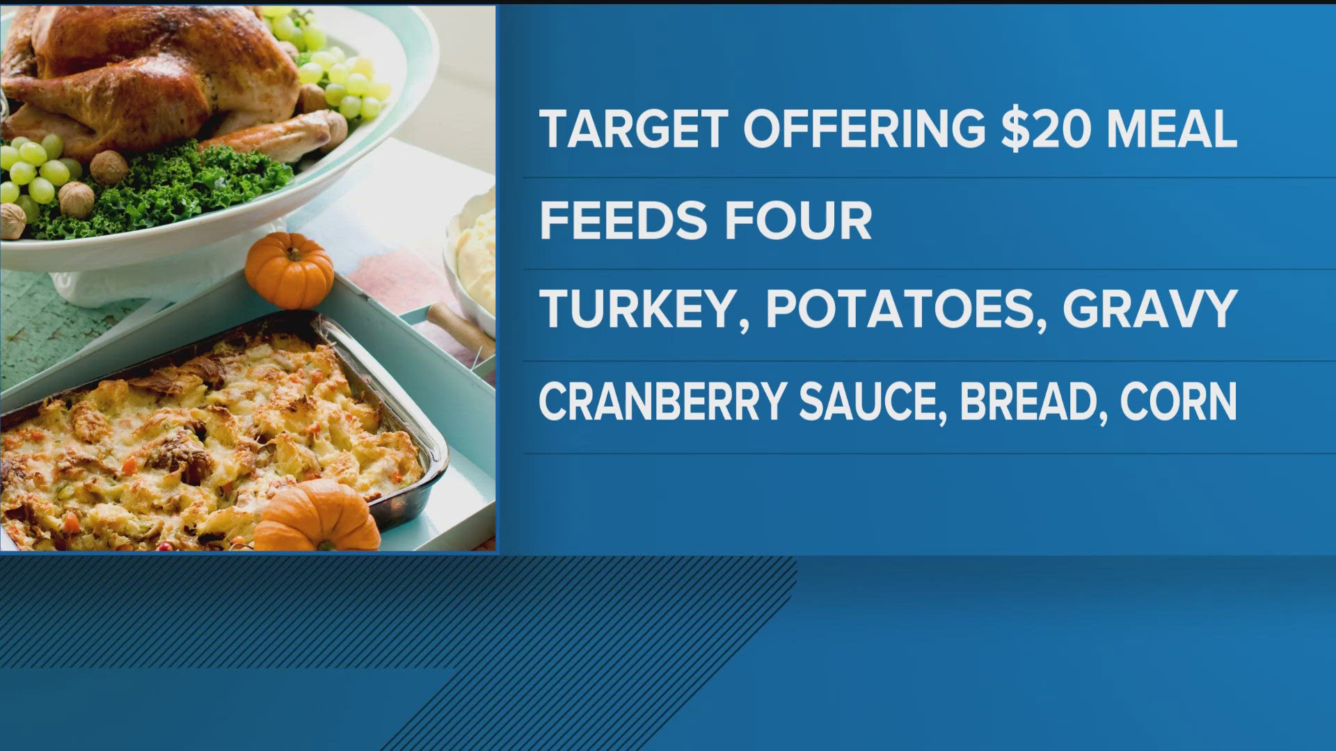 Target's Thanksgiving meal