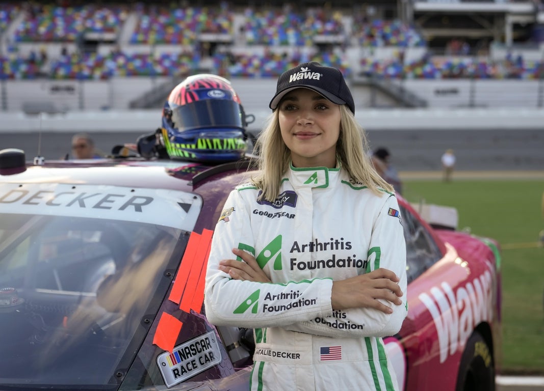 NASCAR driver Natalie Decker continues turning heads on and off the ...