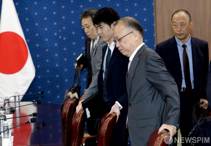 한일 차관전략대화 참석한 후나코시 다케히로(Funakoshi Takehiro) 일본 외무성 사무차관