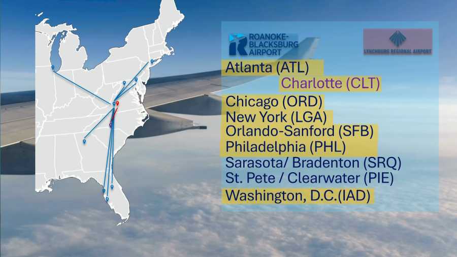 Roanoke and Lynchburg airports monitor FAA flight cut proposals