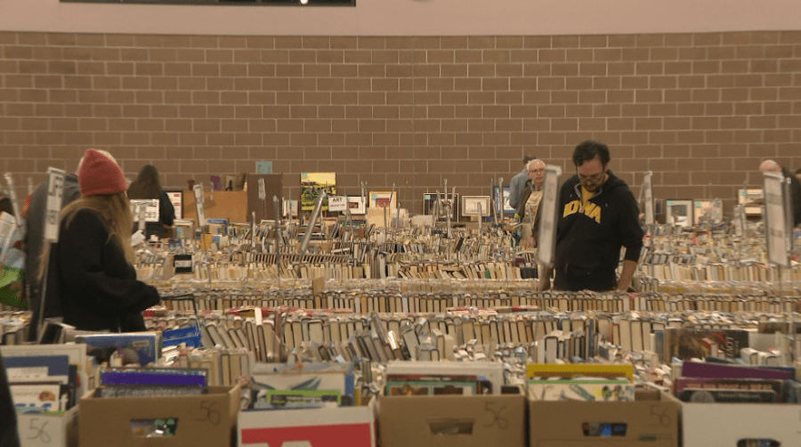 Book sale back at the Iowa State Fairgrounds after two year hiatus