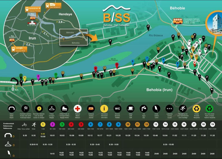 Behobia - San Sebastián 2025: horarios, recorrido, dorsales y cómo ...