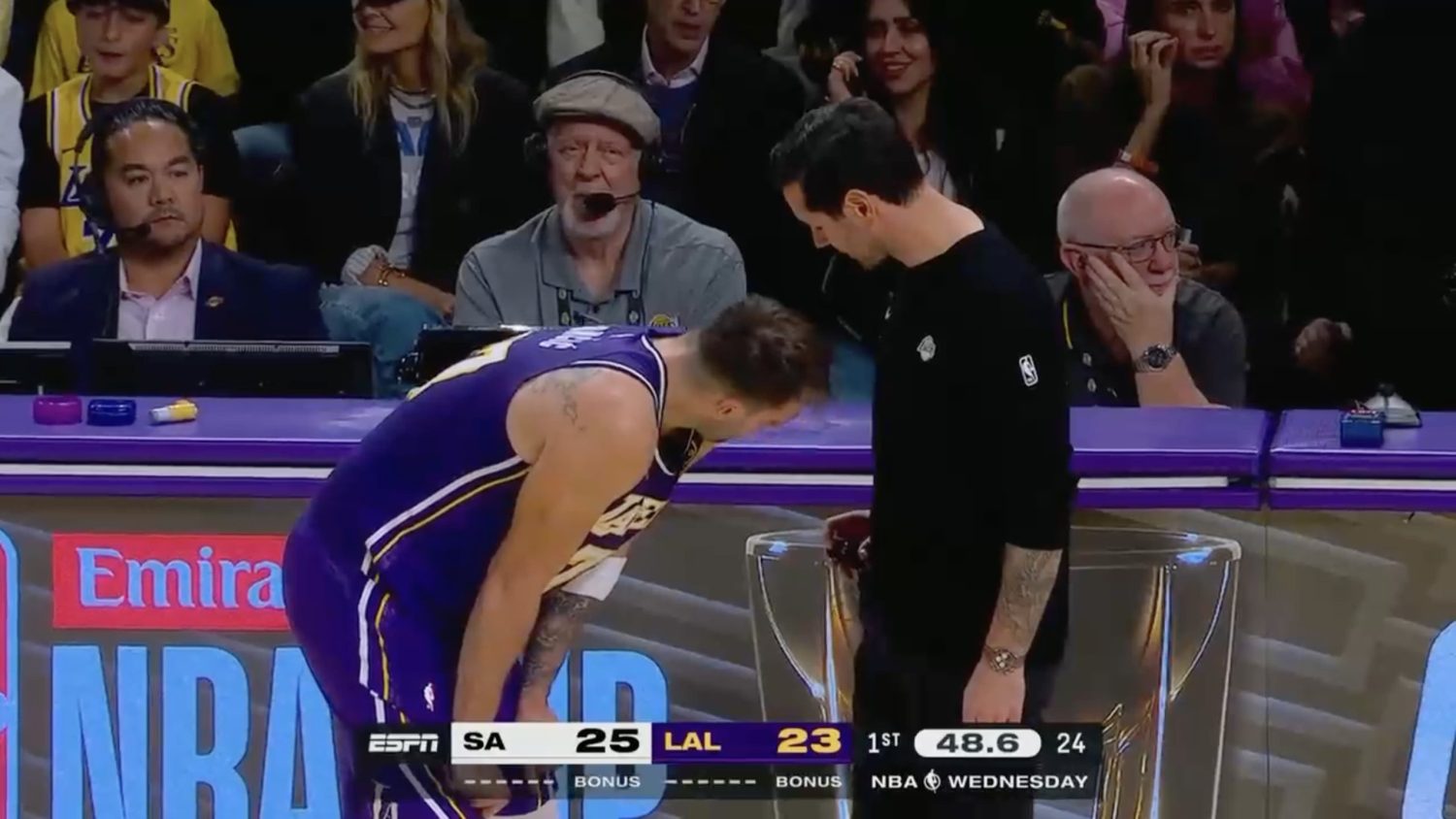 NBA coach snubs ESPN mic