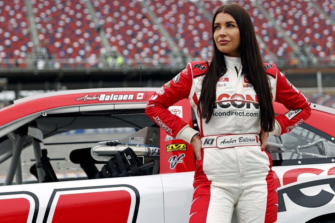 Canadian driver Amber Balcaen is making her mark in motorsports, in photos
