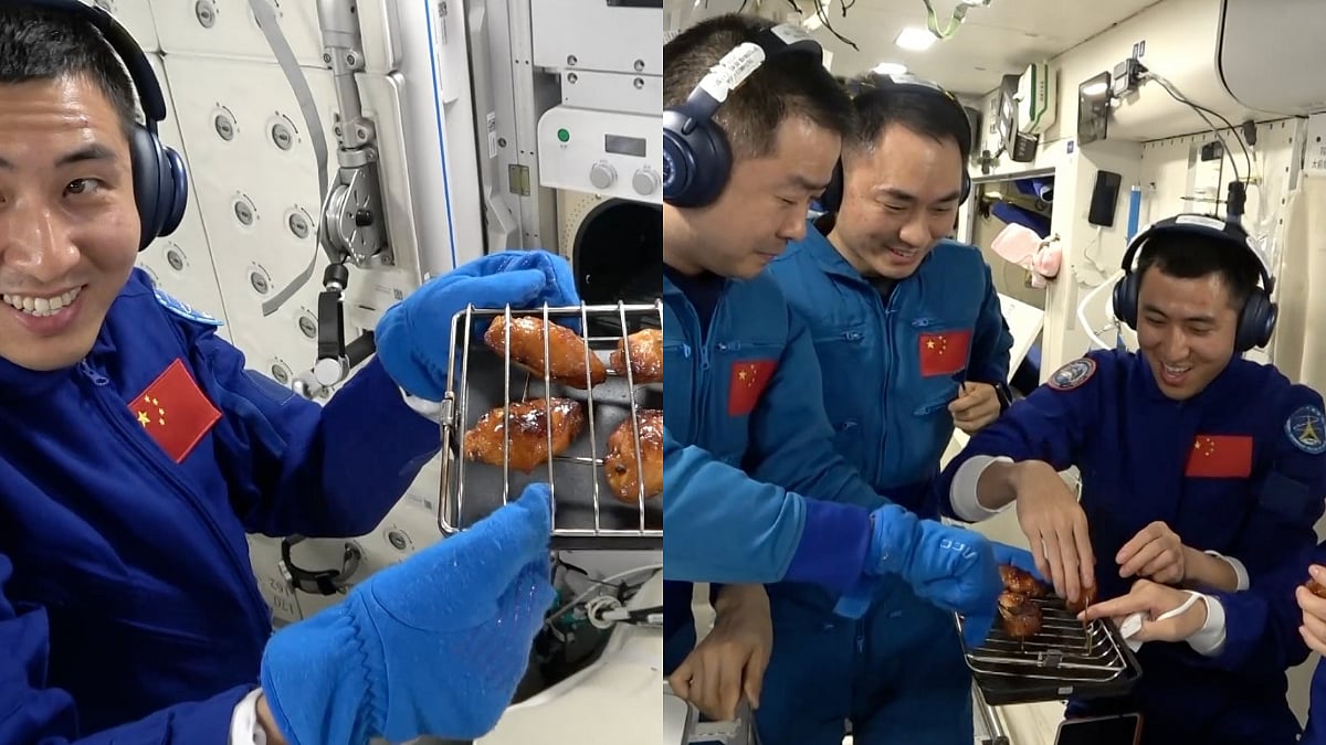 China Introduces First-Ever BBQ Oven At Space Station, Viral Video ...