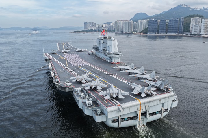 Porta-aviões mais avançado da China atravessou estreito de Taiwan – Taipé