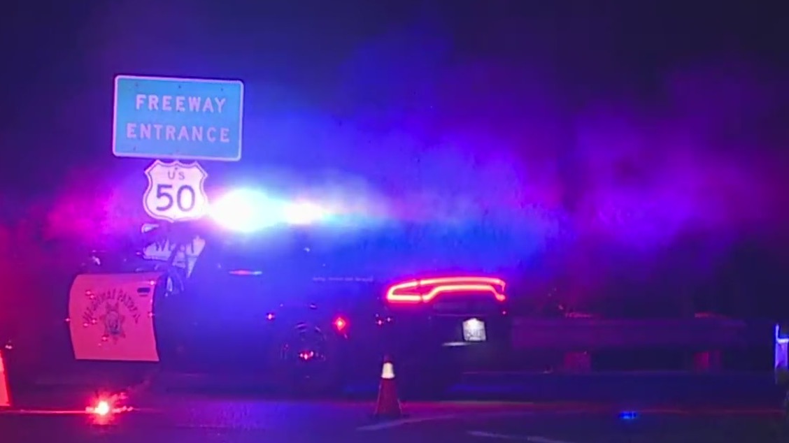 Westbound US-50 in El Dorado County shuts down after crash