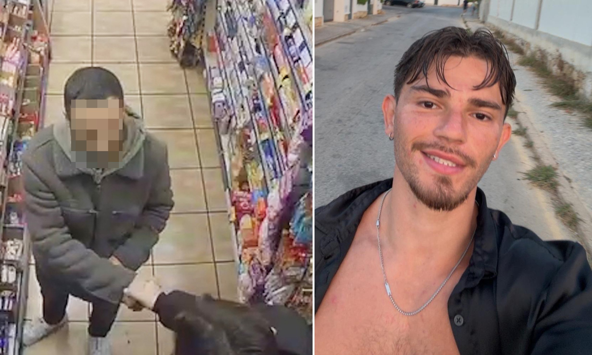 Heartwarming moment man, 21, meets his dad by chance
