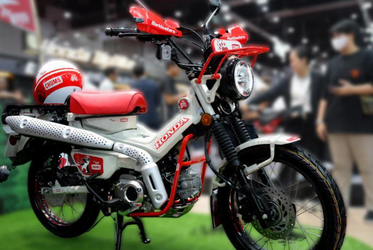 Cocok Disebut Bebek Trail Kalcer, Ini Tampilan Kece Honda CT125 CHUMS ...