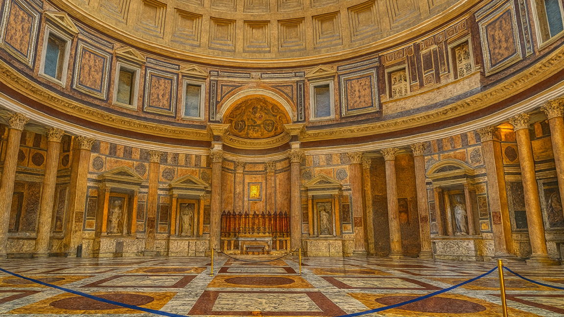 Hvad gemmer sig i Roms gamle Pantheon?