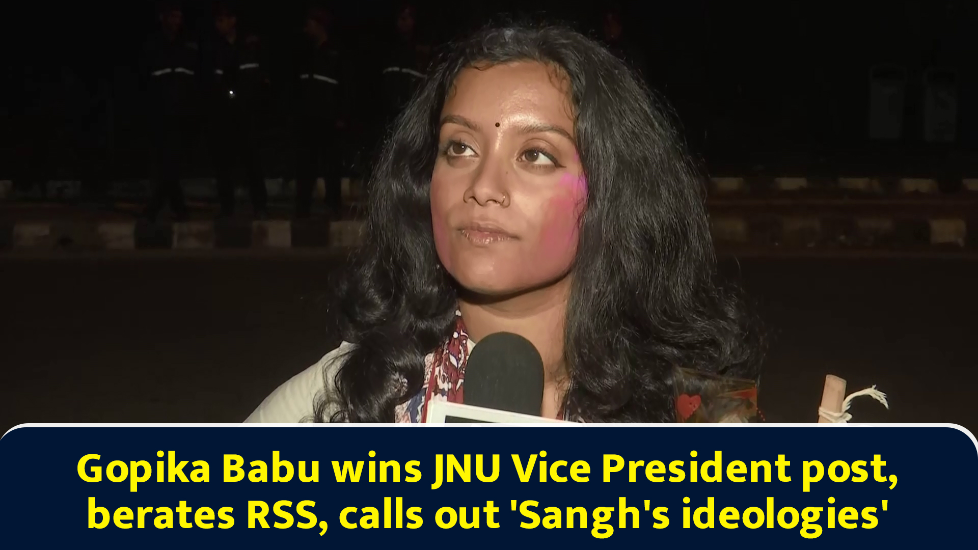 Gopika Babu wins JNU Vice President post, berates RSS, calls out 'Sangh ...