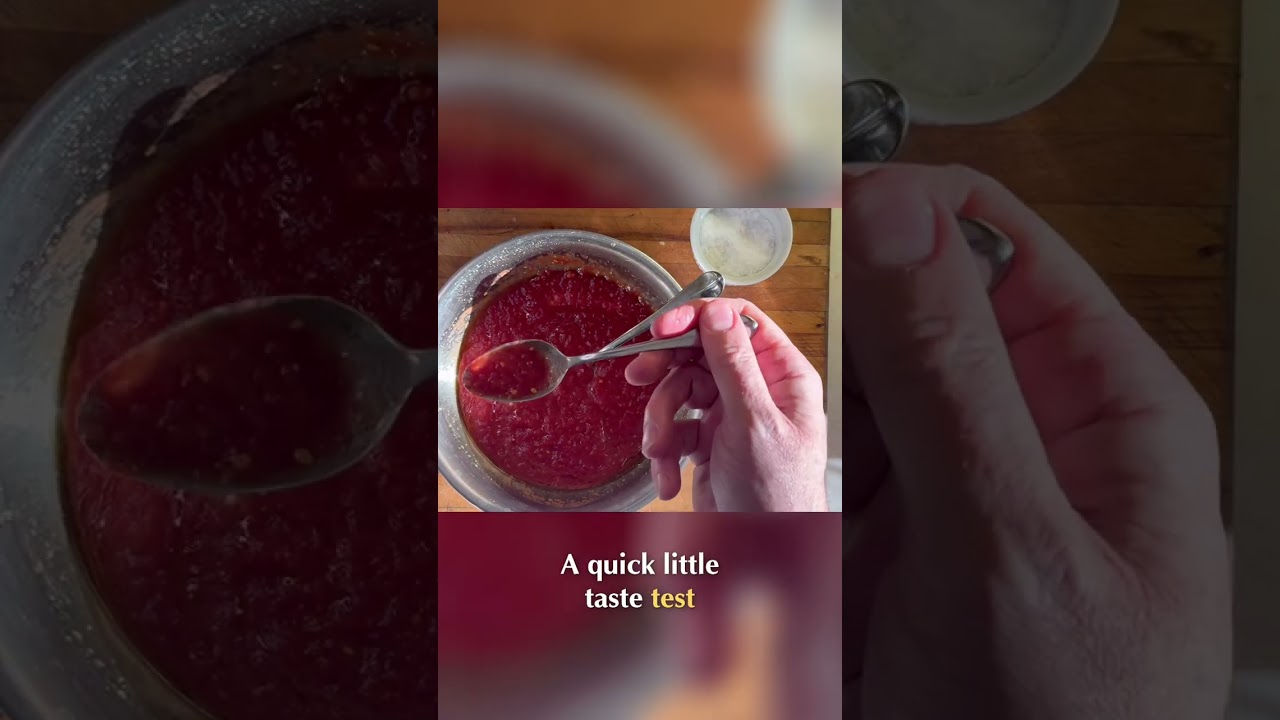 Easiest Pizza Sauce: Taste Test & Perfect Consistency! #shorts