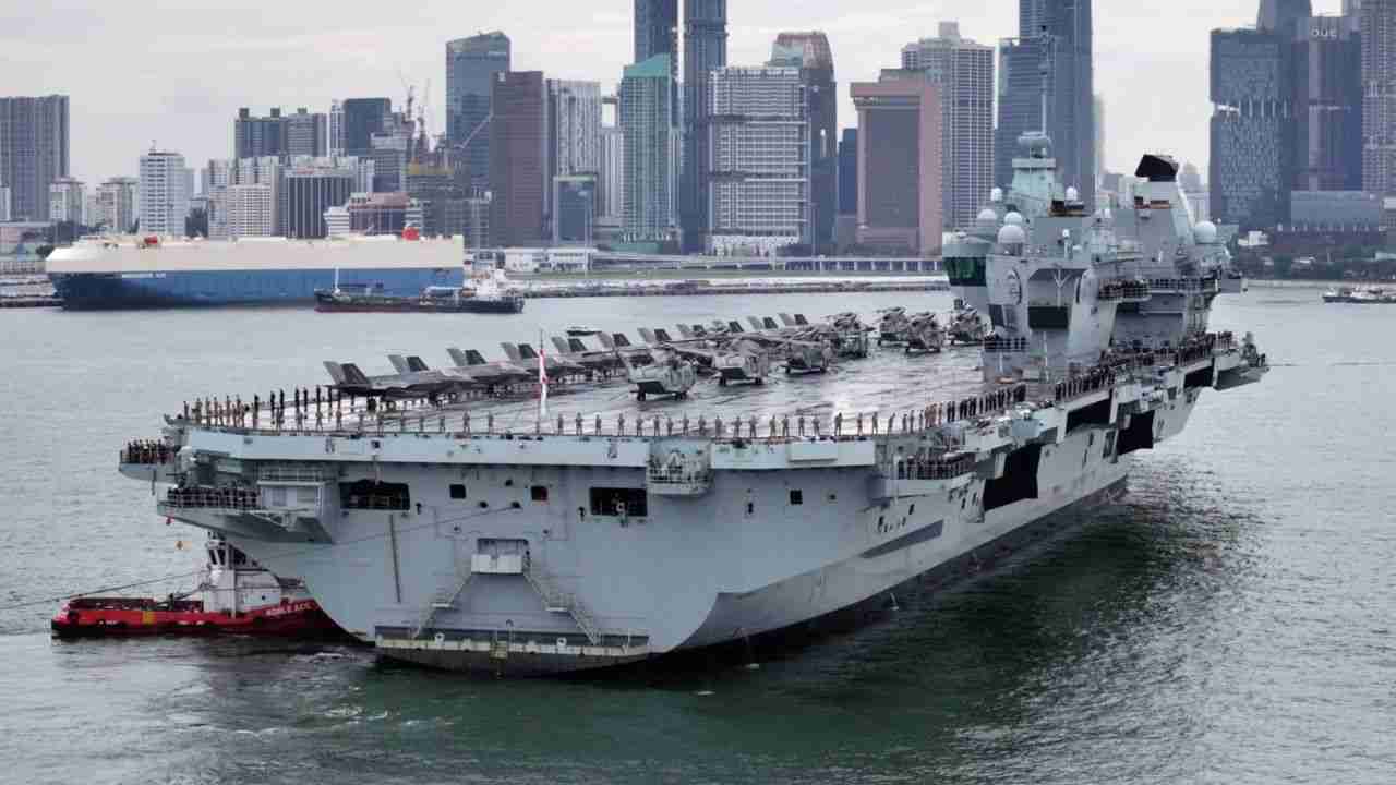 HMS Prince of Wales venderer tilbake til Middelhavet for NATO-militærøvelse