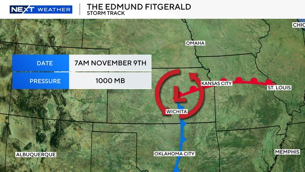 Maps show what happened in the 1975 storm that sank the Edmund ...