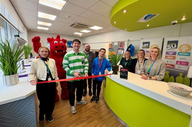New student hub opens at Wrexham college campus