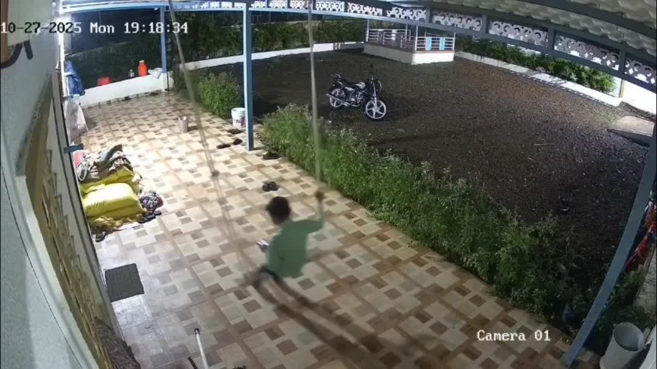 Leopard Enters Pune Home Courtyard While Child Plays on Swing, Family’s ...
