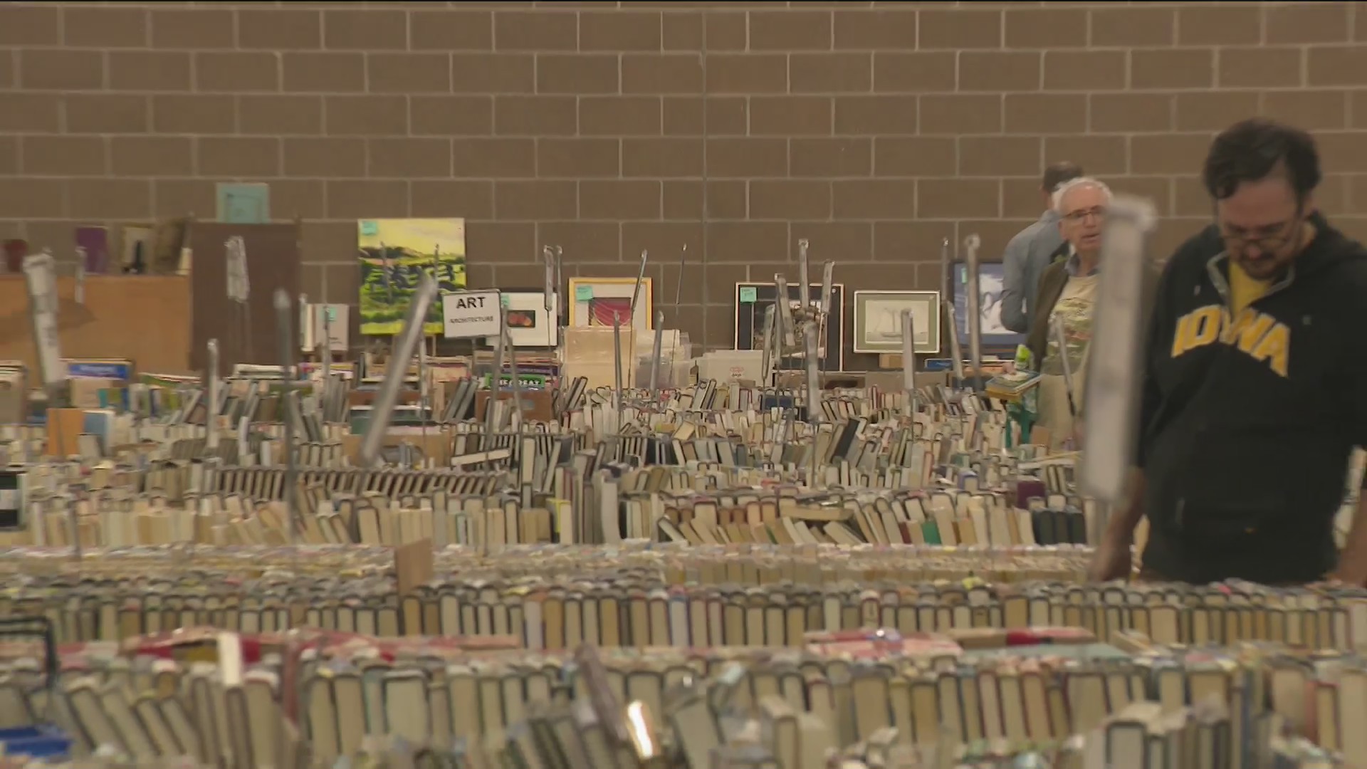 Book sale back at the Iowa State Fairgrounds after two year hiatus