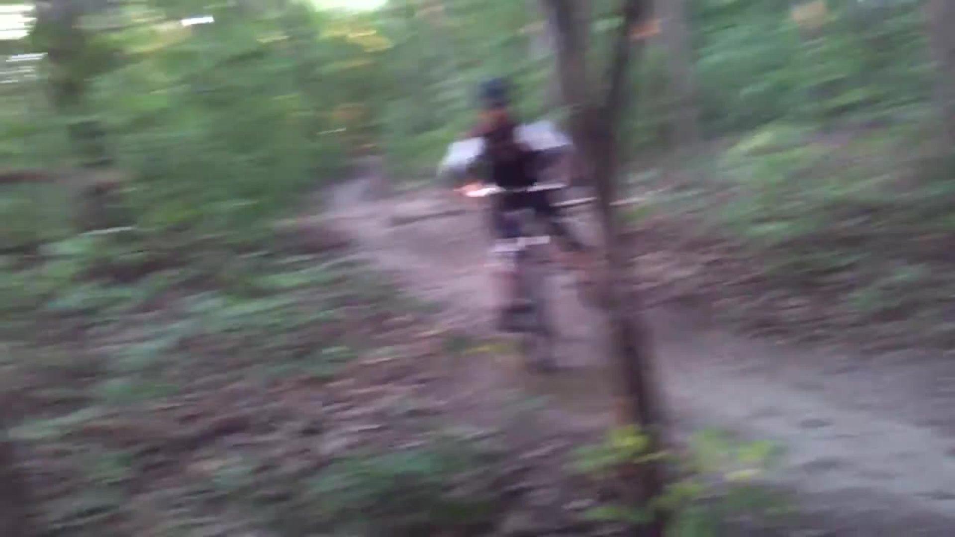 Mountain Bike Jumper Hits Tree