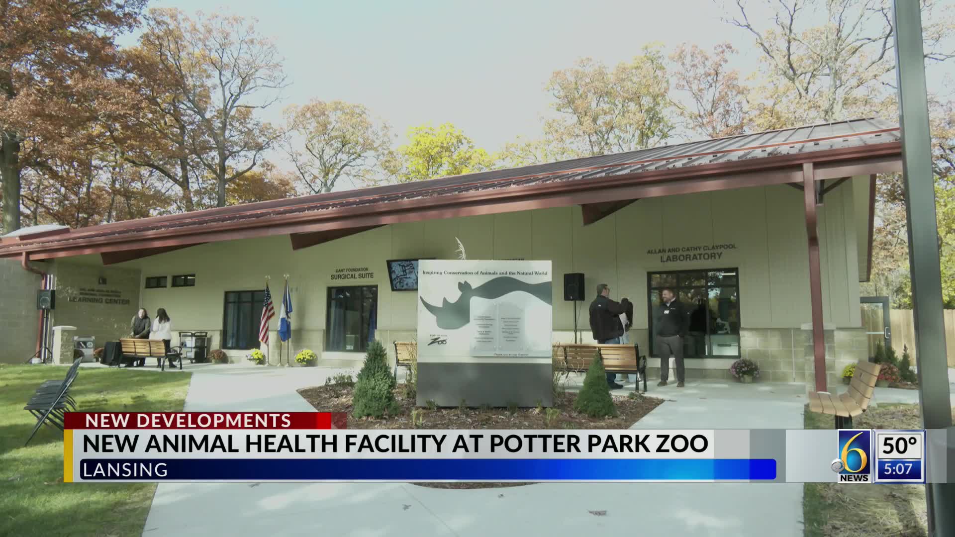 Potter Park Zoo unveils new Animal Health Facility