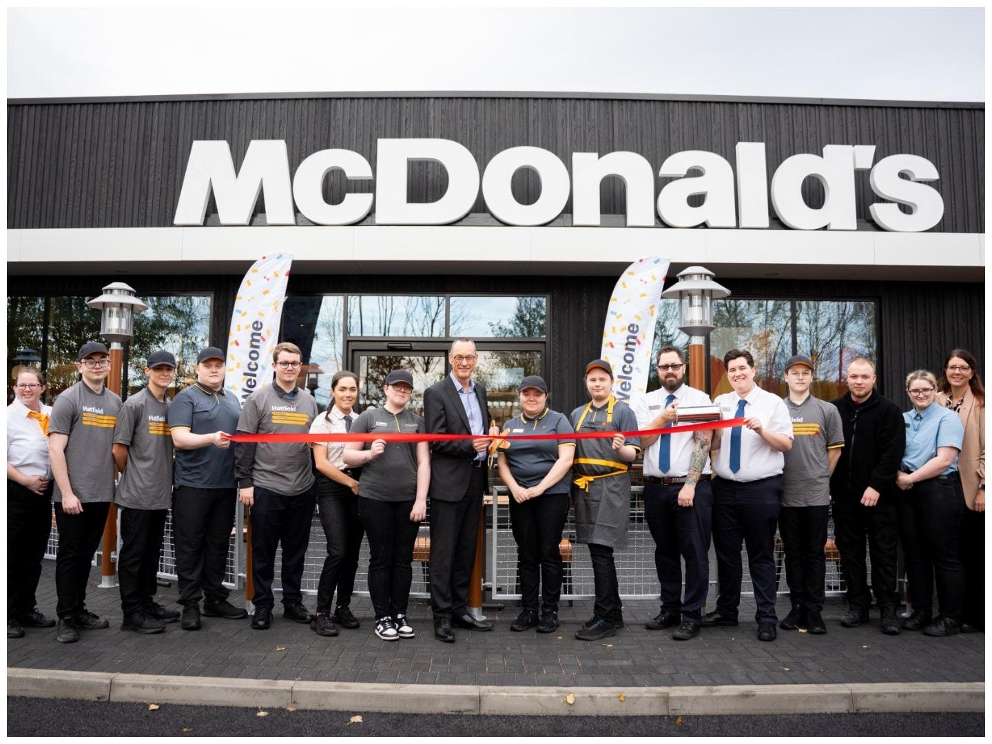 Brand new McDonald's opens its doors in Doncaster