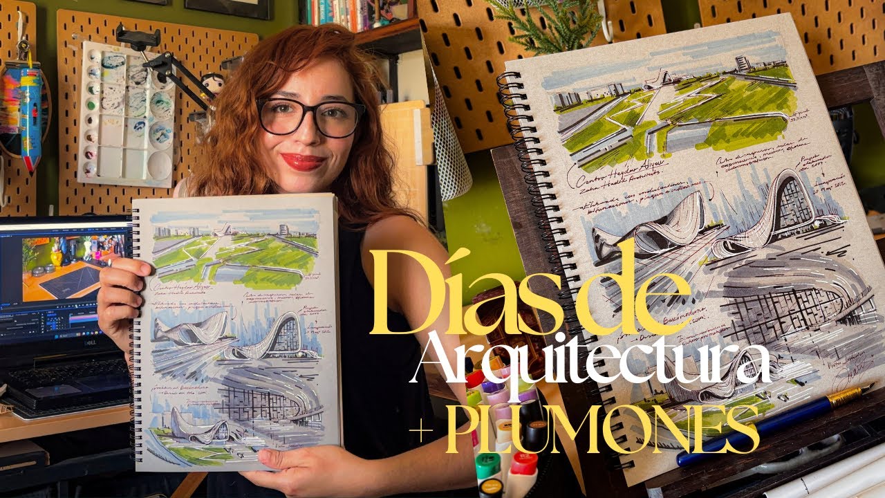 Dibujando y Pintando Arquitectura con Plumones OHUHU
