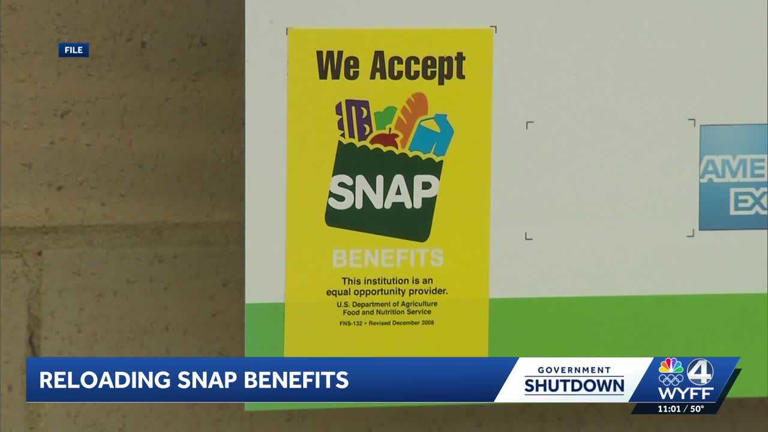 When could SNAP return to families in SC and NC
