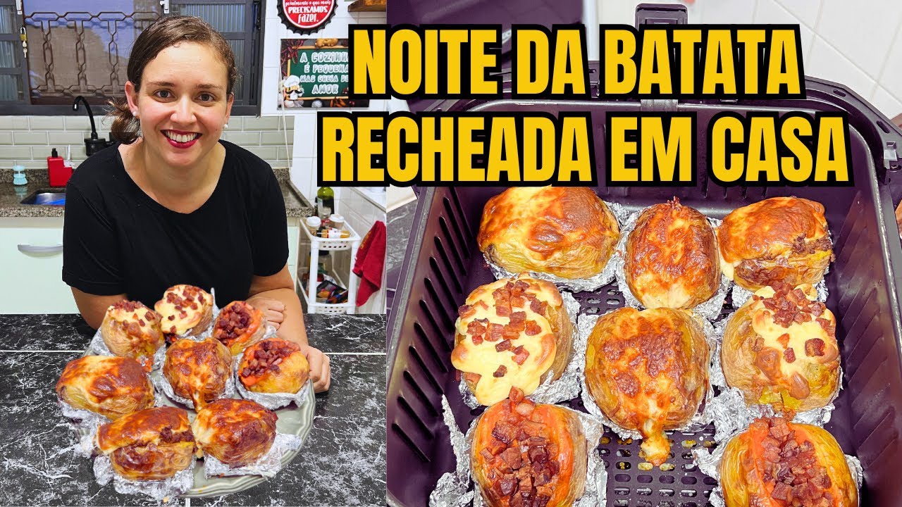 Aprenda a fazer batata recheada na air fryer: sabor irresistível e fácil