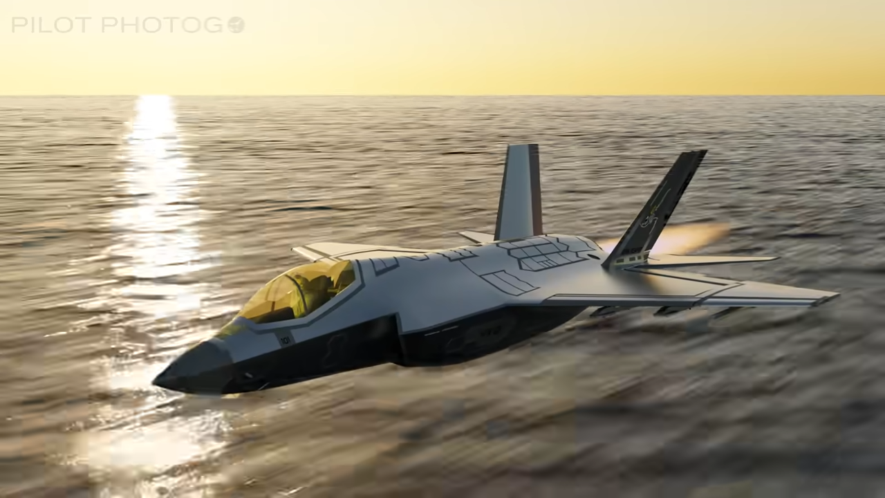 Watch the chrome covered fighter that’s redefining stealth and style
