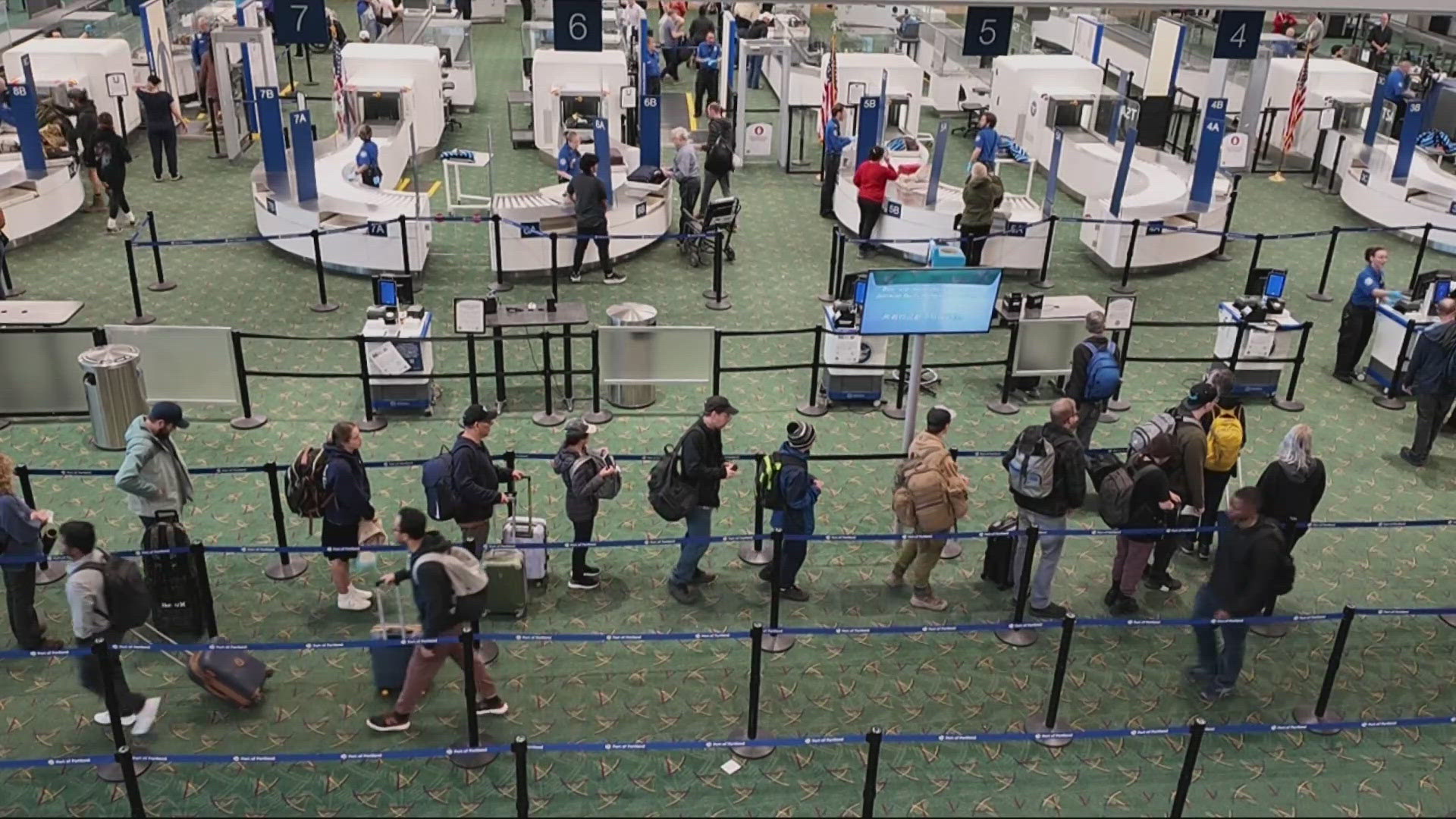 PDX passengers report on-time flights as FAA begins air traffic reductions