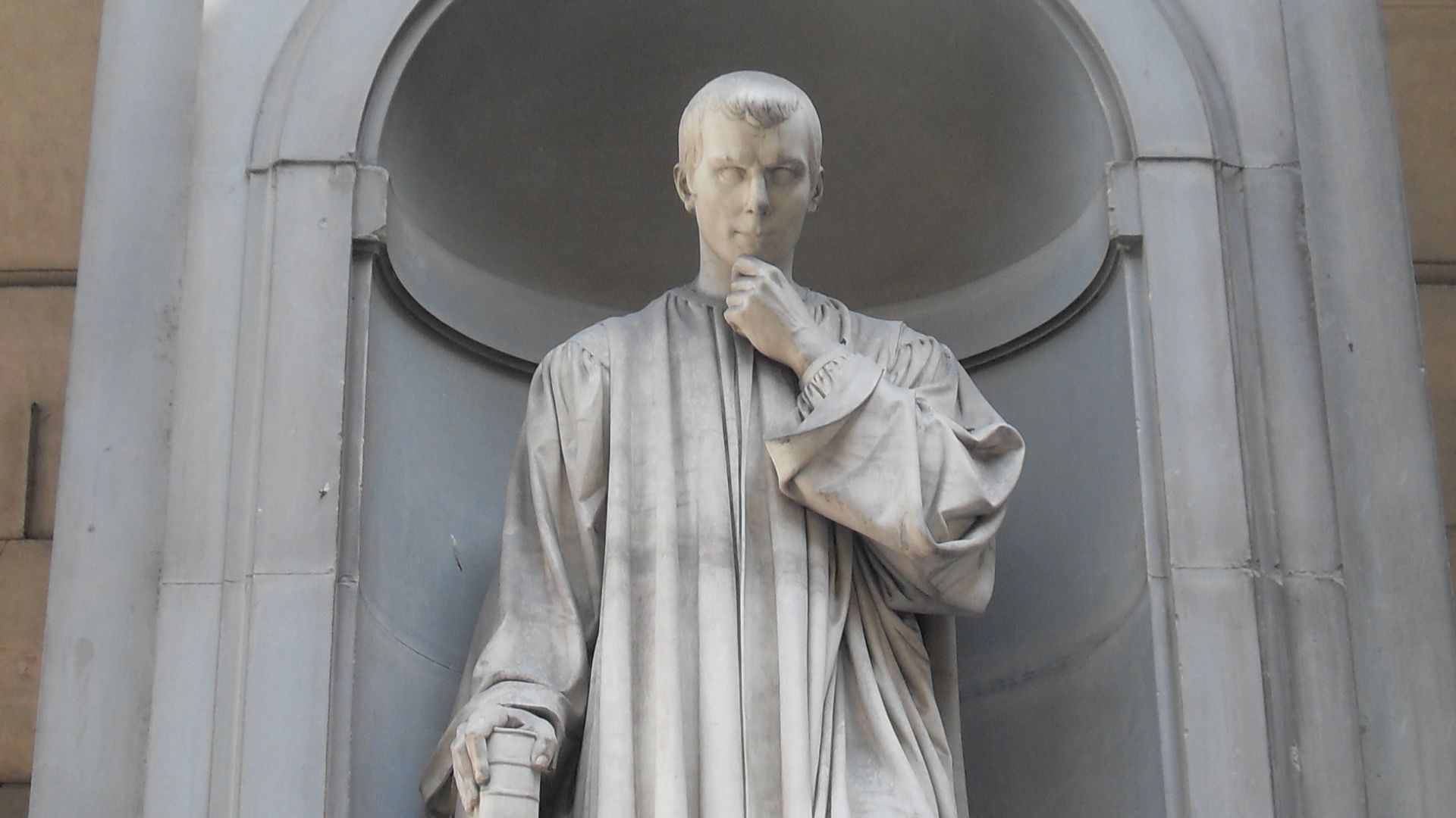 People assume Machiavelli's "The ends justify the means" proves he was ...