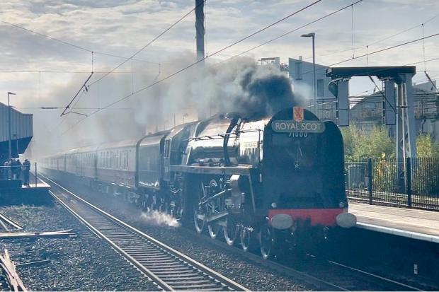 One of the country's most unique steam locomotives makes its way ...