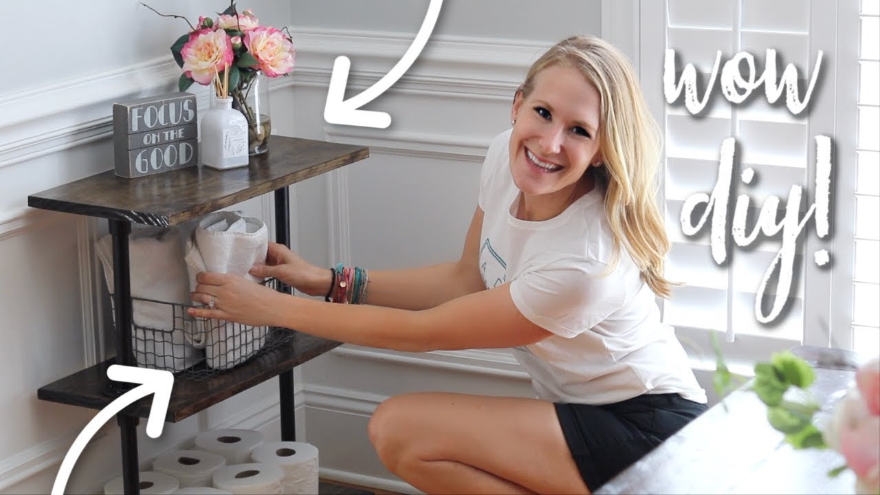 Furniture on a dime 💙 I built a Pottery Barn shelf with no skill (and ...