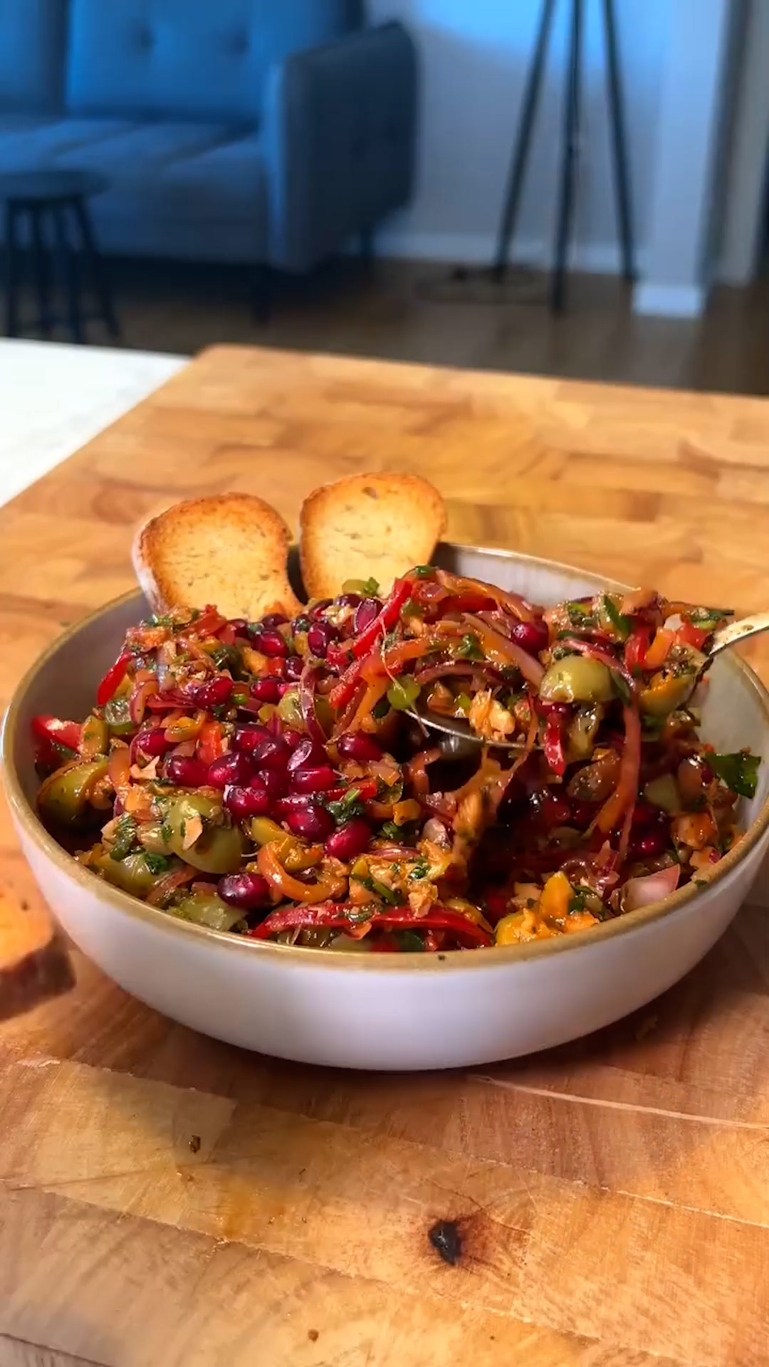 How to Make Vegan Olive Salad