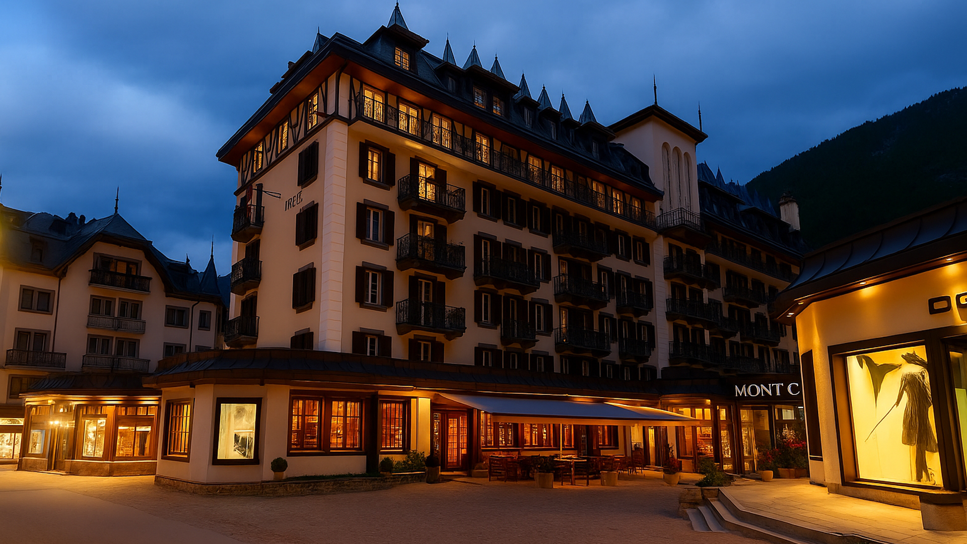 Caminhada Tranquila no Pôr do Sol nos Alpes Suíços (4K)