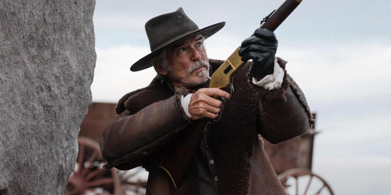 Pierce Brosnan & Samuel L. Jackson's Western The Unholy Trinity Finds ...