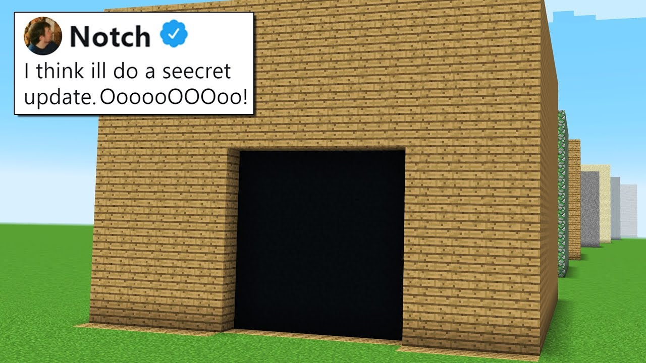Minecraft's secret Friday updates