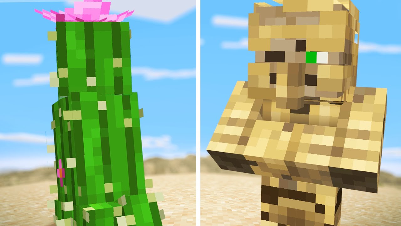 We made Minecraft mobs from the desert