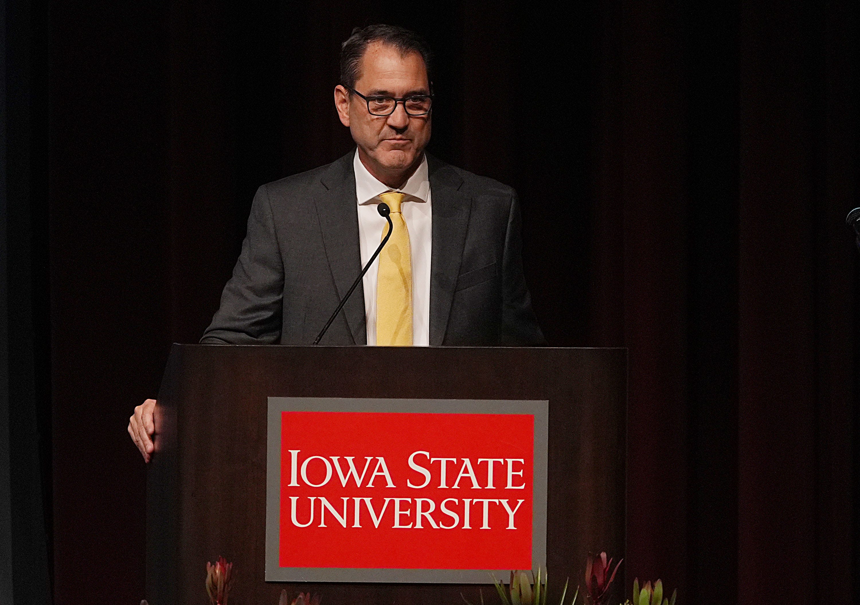 Here are 3 takeaways from Iowa State presidential candidate David Cook ...