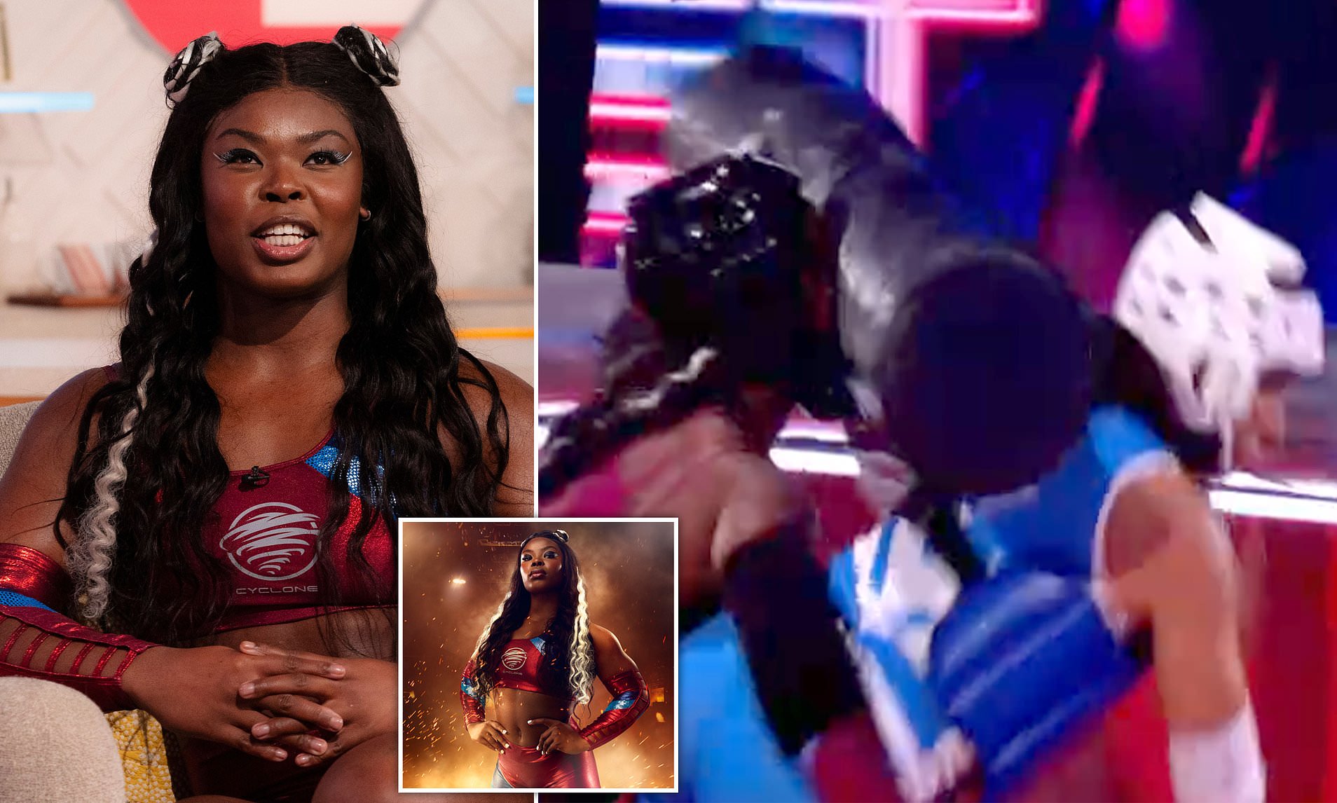 Gladiators star Cyclone hits back after stern warning on first show
