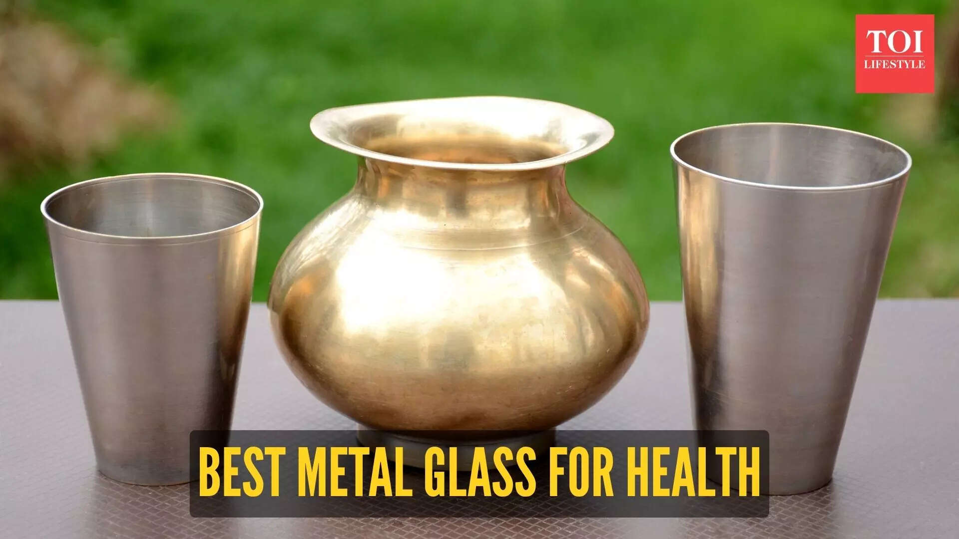 Which metal glass is actually healthier to drink from?