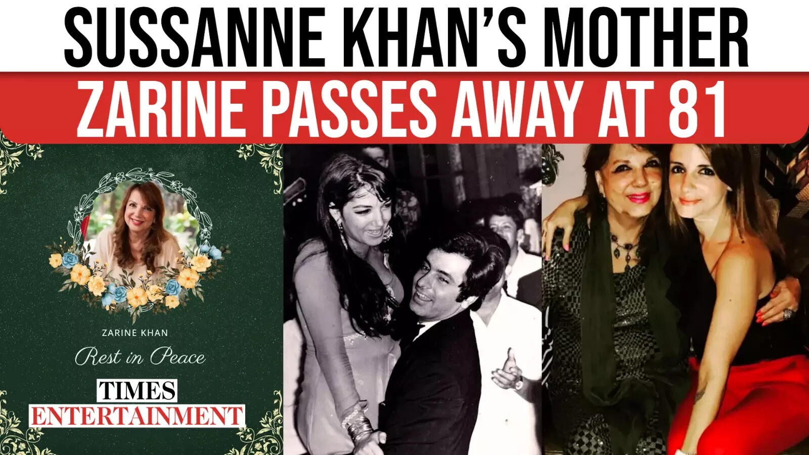Zarine Khan, Mother Of Sussanne Khan Dies At 81 In Mumbai