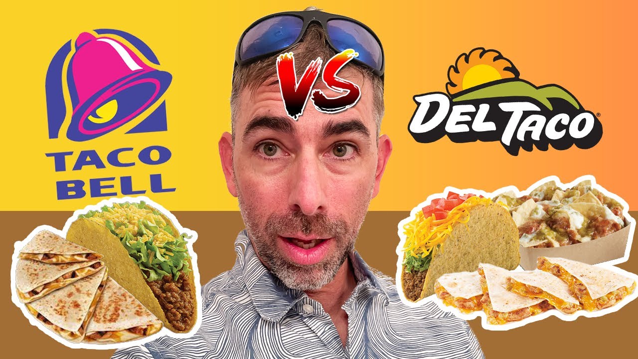 Taco Bell vs Del Taco - blind guy taste test